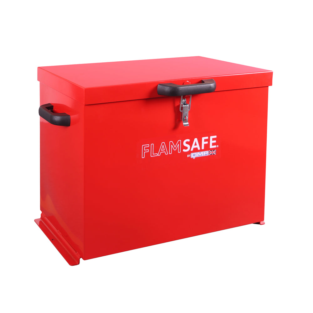FlamSafe Hazardous Site Security Box in Red with 75 Litre Sump Capacit – One Stop For Safety