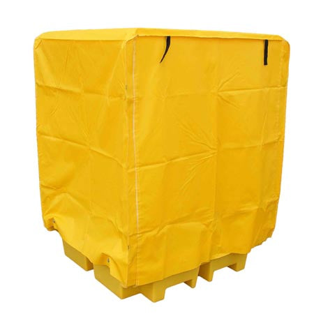 BP4C 4 Drum Covered Spill Pallet Bund with Steel Frame & Polyethylene ...