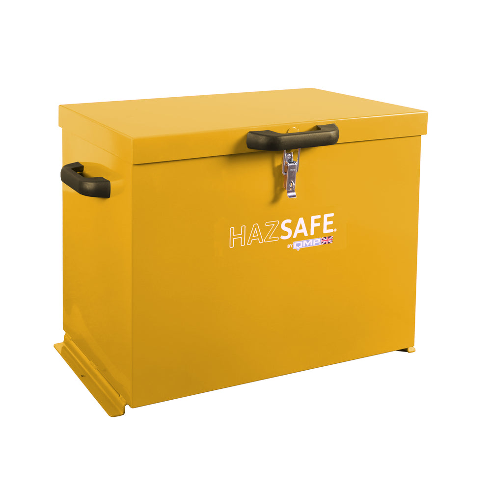 HazSafe Hazardous Site Security Box in Yellow with 75 Litre Sump Capac ...