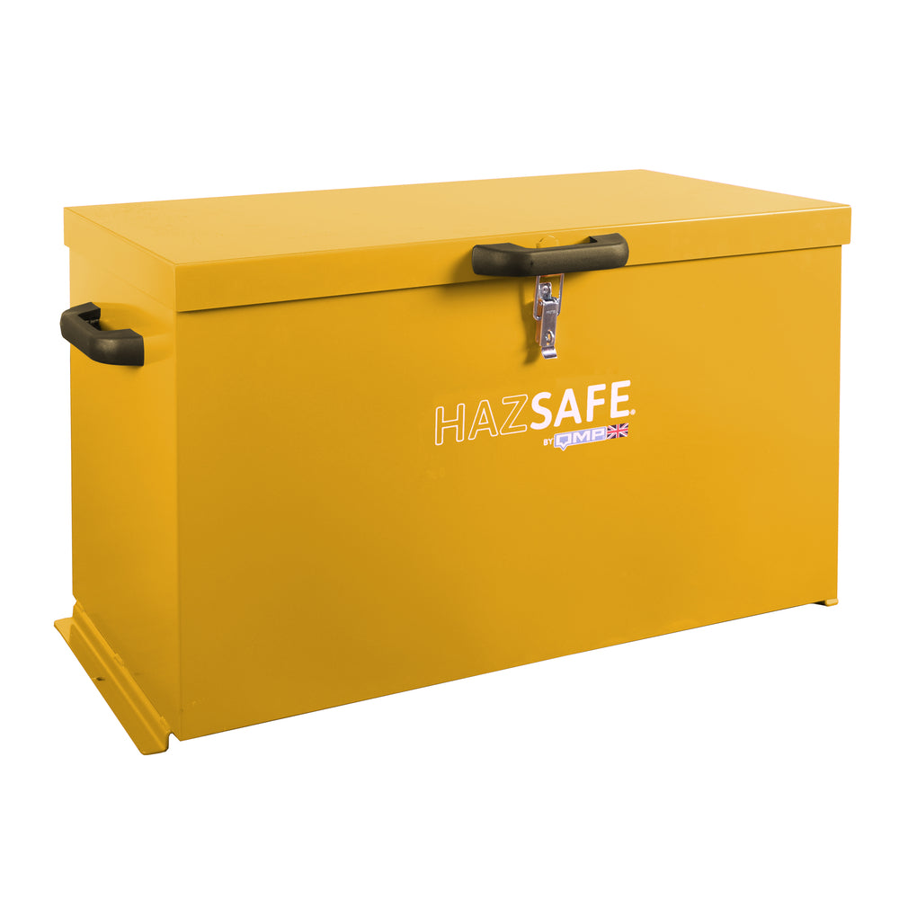 HazSafe Hazardous Site Security Box in Yellow with 80 Litre Sump Capac ...