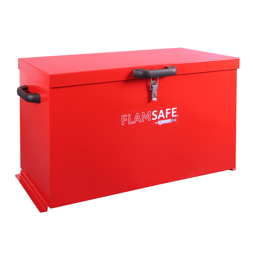 FlamSafe Hazardous Site Security Box in Red with 80 Litre Sump Capacit ...