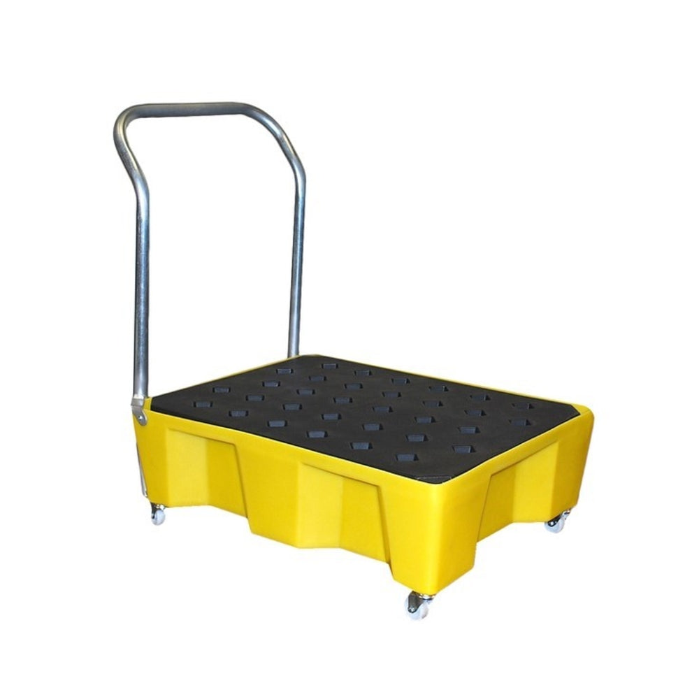 ST66WH Spill Bund Drip Tray on Wheels with Removable Grid - 66 Litre C ...