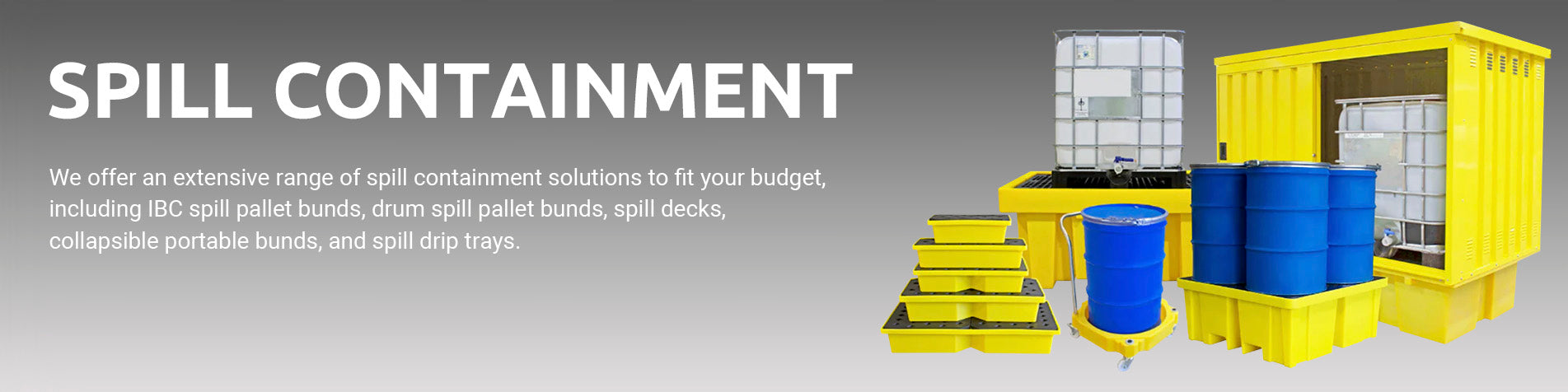 One Stop for Safety l Spill Containment l IBC Tanks | Absorbents – One ...