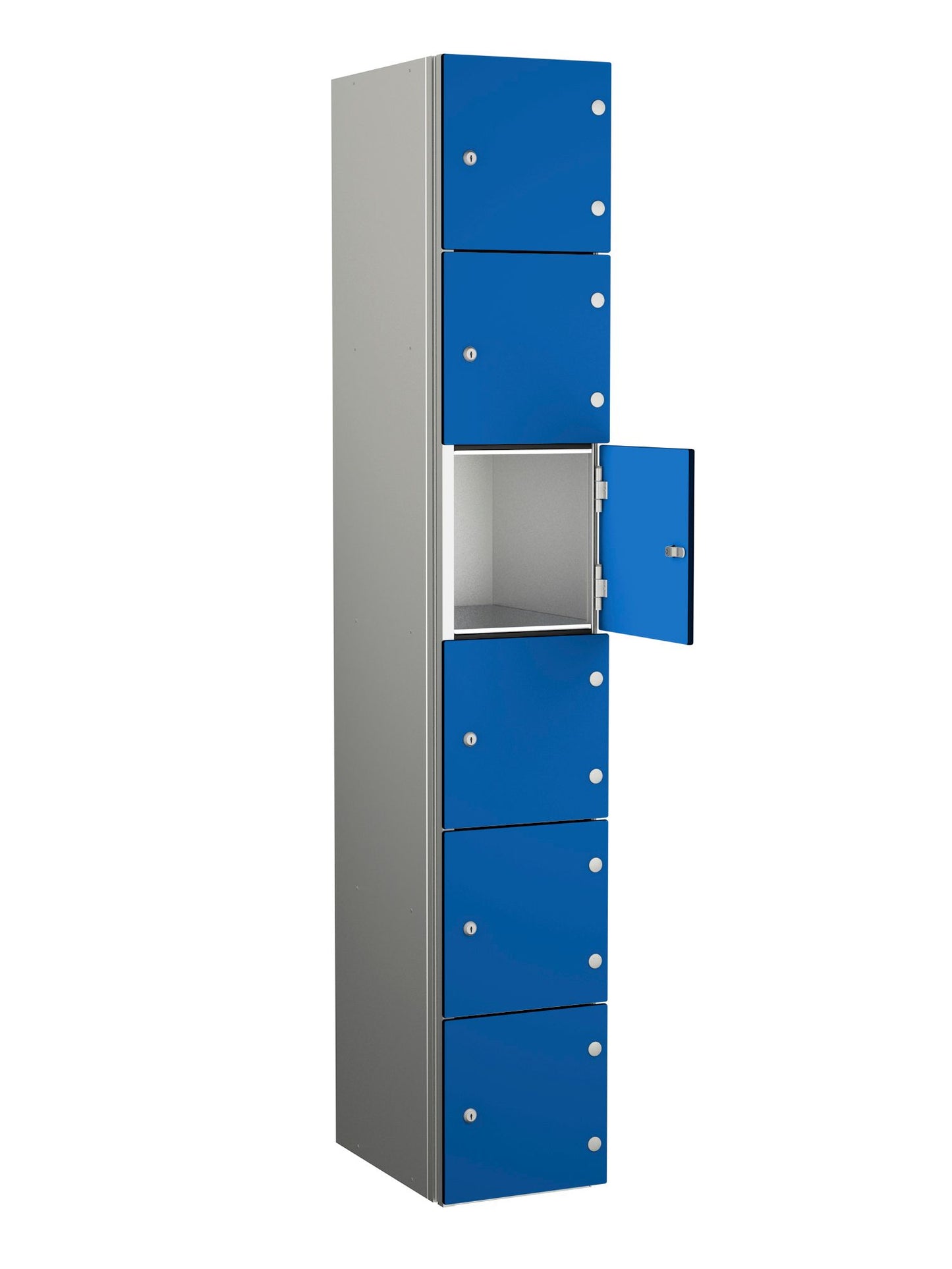 ZENBOX WET AREA LOCKERS WITH SGL DOORS - ELECTRIC BLUE 6 DOOR – One ...