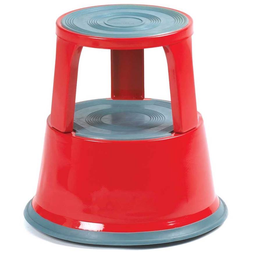 GA009Z Red Steel Kick Step with a Load Capacity of 150kg - GS Approved ...