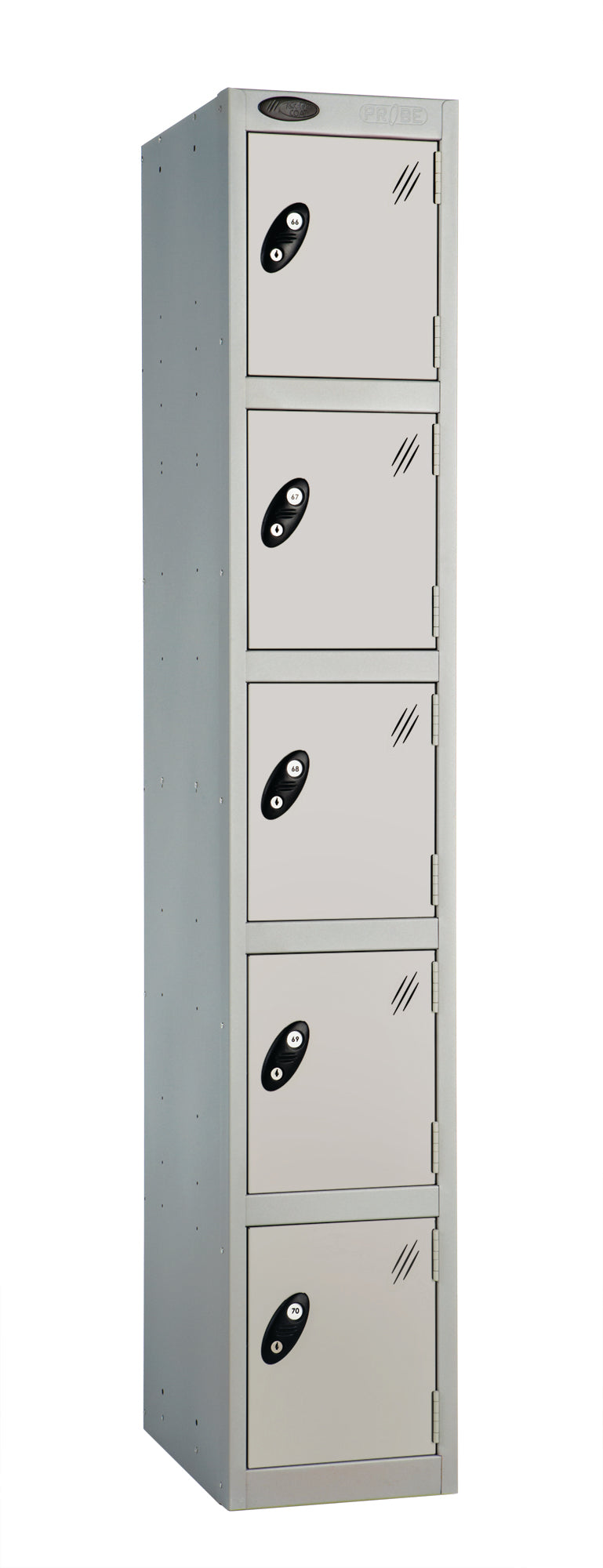 PROBEBOX STANDARD 1 NEST STEEL LOCKERS - DUST SILVER 5 DOOR – One Stop ...