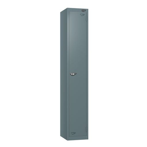 PURE SCHOOL LOCKERS WITH SLATE GREY BODY - SLATE GREY 1 DOOR – One Stop ...