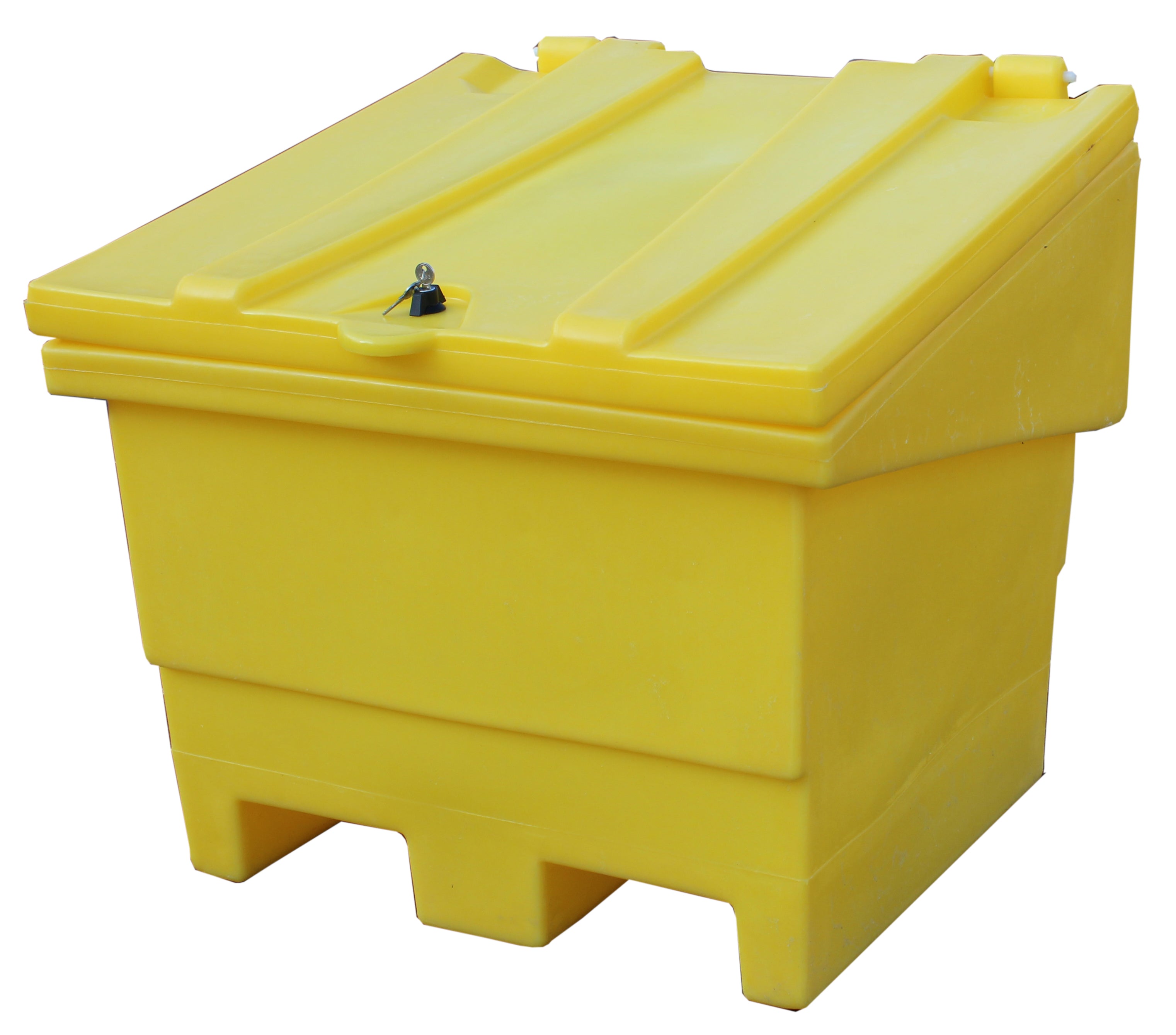 GRITBIN Grit Bin Salt Container with Higned Lid - 250 Litre Capacity ...