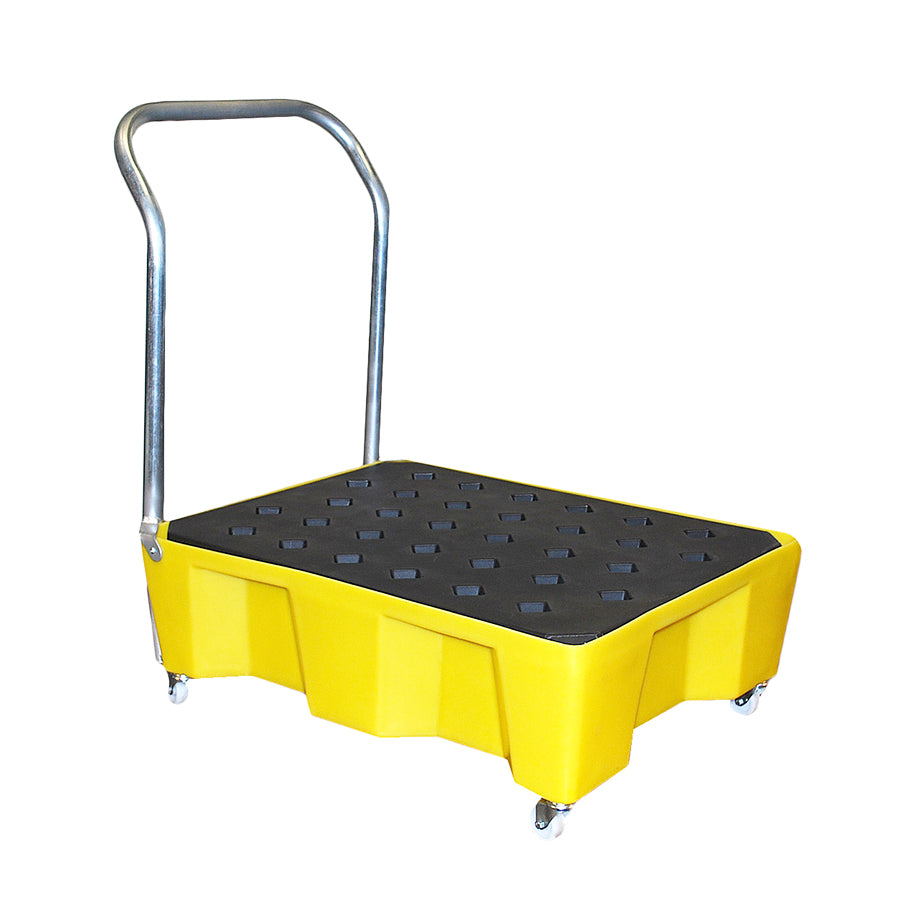ST66WH Spill Bund Drip Tray on Wheels with Removable Grid - 66 Litre C ...